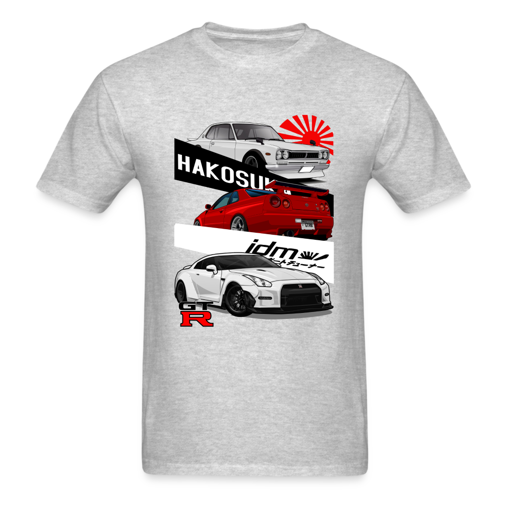 Custom JDM Tuner Nissan GTR R29, R34, R35 History Graphic Tee – The ATV ...